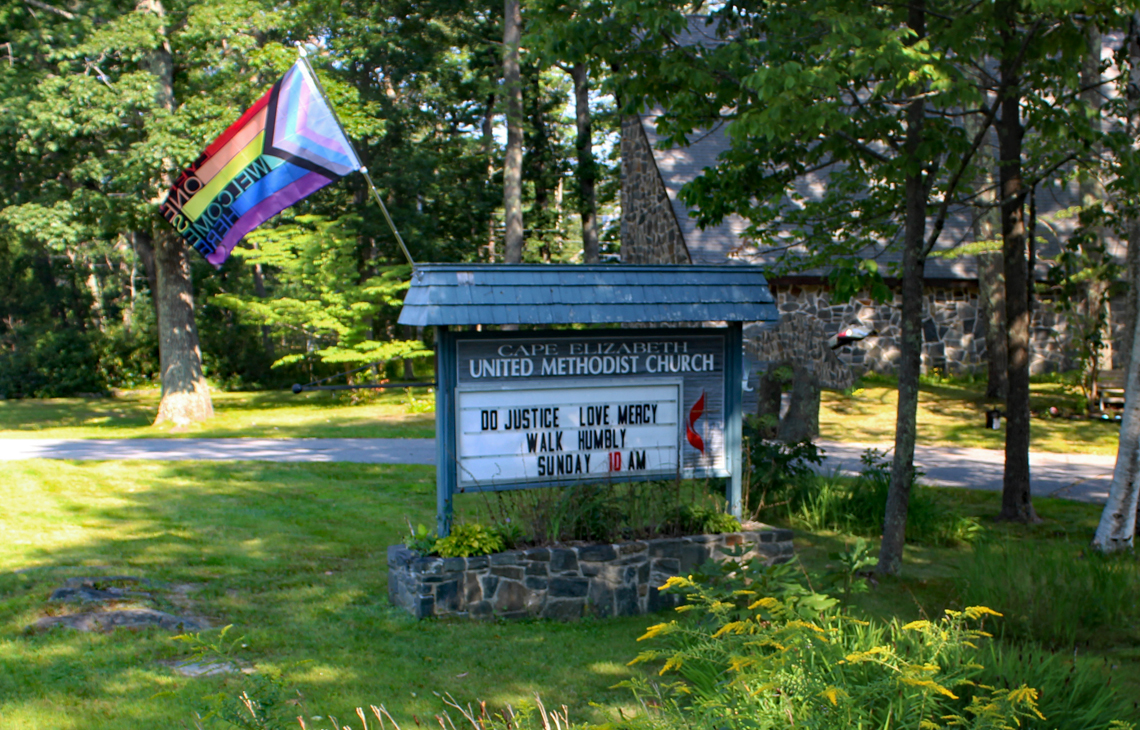Flying the Pride Flag – Cape Elizabeth United Methodist Church